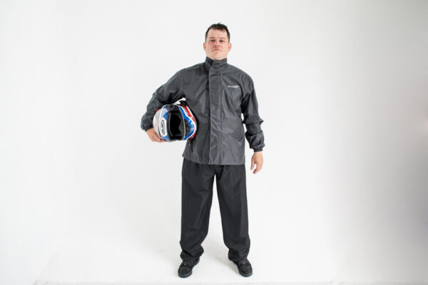 Impermeable Ride Gris para Motos Gepack - Vetrox